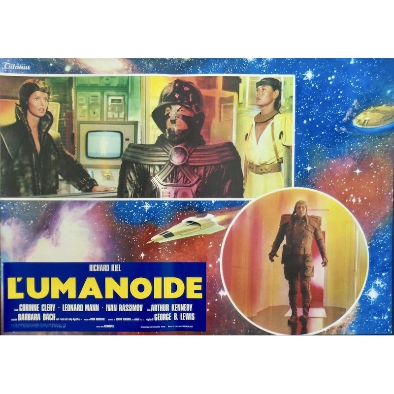 The Humanoid (L'umanoide) Italian fotobusta movie poster set ...