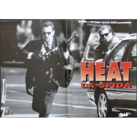 Heat Italian fotobusta movie poster set - illustraction Gallery