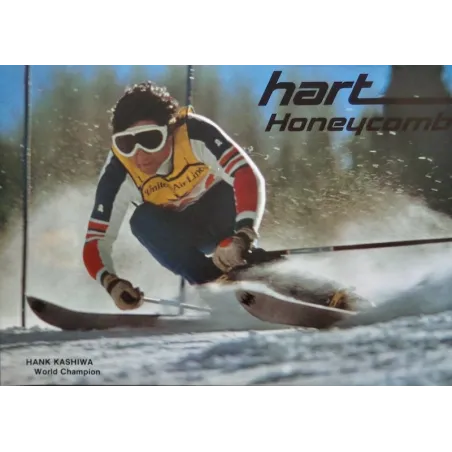 Hart Ski Honeycomb original 1976 advertising poster - illustraction Gallery