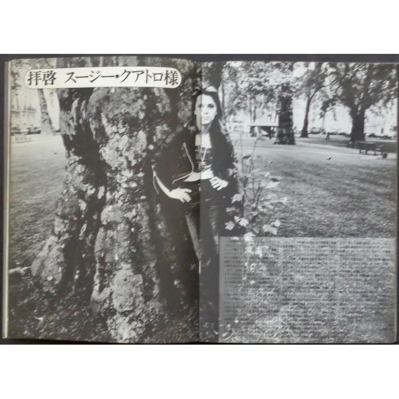 Suzi Quatro 1975 Japanese tour program - illustraction Gallery