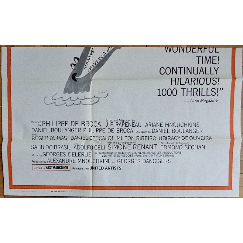 L'homme de Rio (That Man From Rio) 3 sheet movie poster - illustraction ...