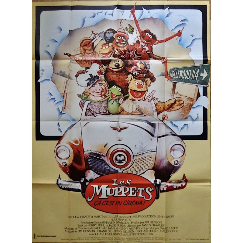 The Muppets Go Hollywood French Grande movie poster - illustraction Gallery