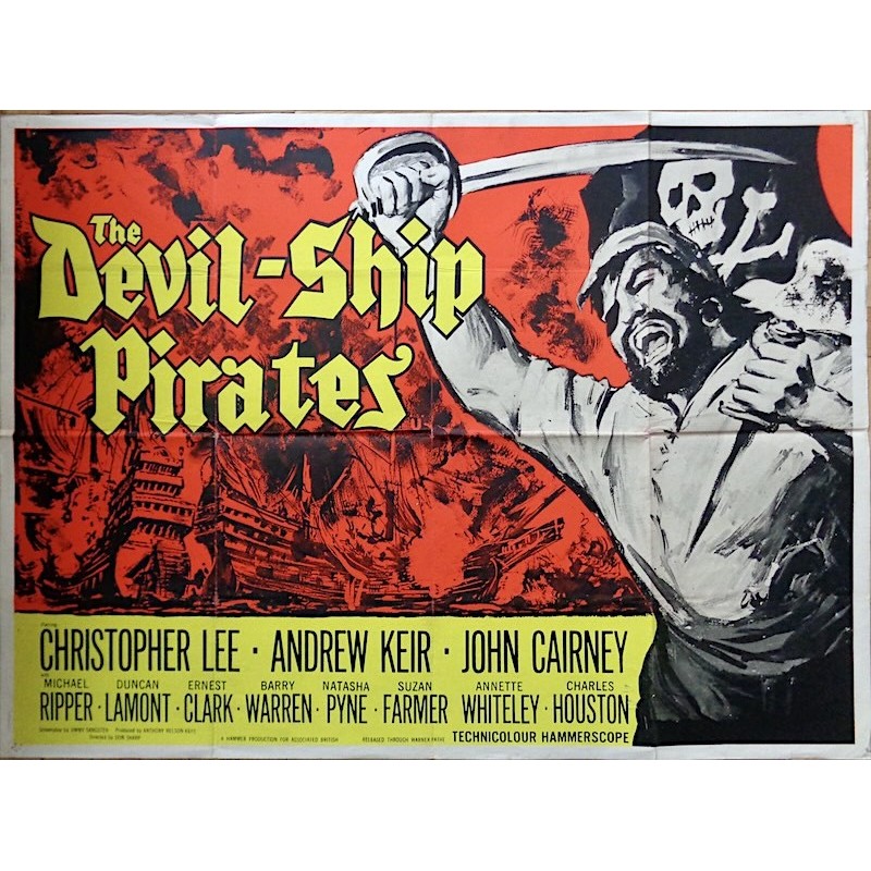 The Devil-Ship Pirates British Quad movie poster - illustraction Gallery