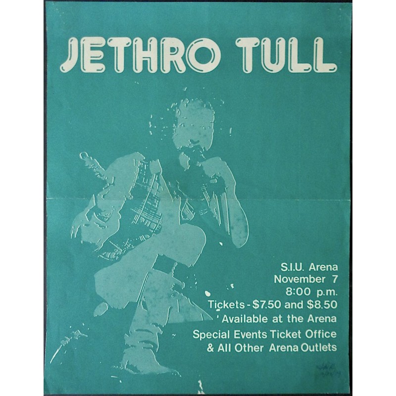 Jethro Tull 1979 Edwardsville concert poster - illustraction Gallery