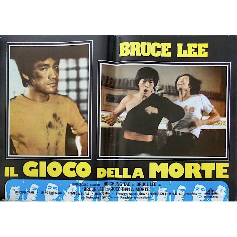 Bruce Lee The Man The Myth Italian fotobusta movie poster set ...