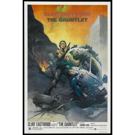 The Gauntlet one sheet movie poster - Illustraction Gallery